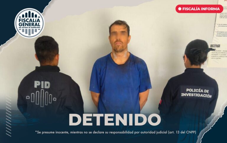 Detienen al presunto feminicida de Gemma “N”